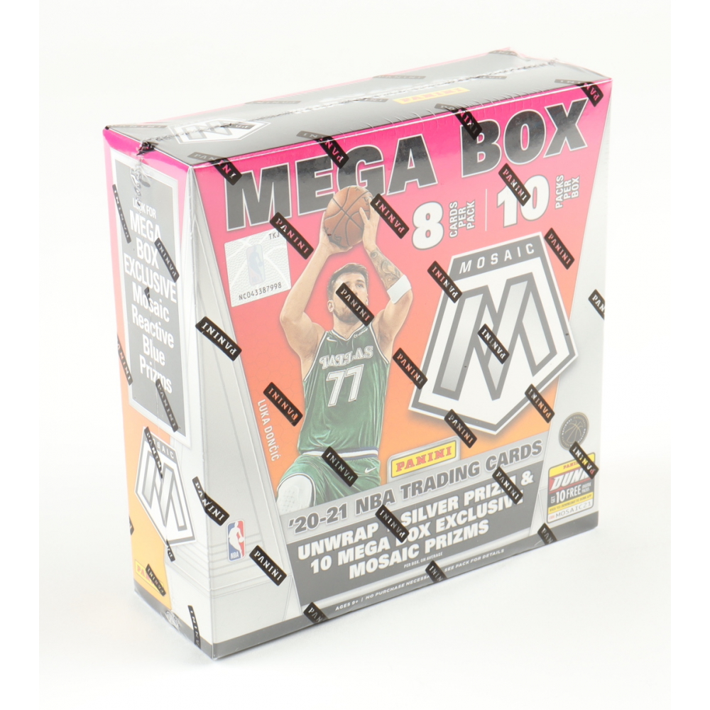 2020-21 Panini Mosaic Basketball Mega Box with (10) Packs | Pristine ...