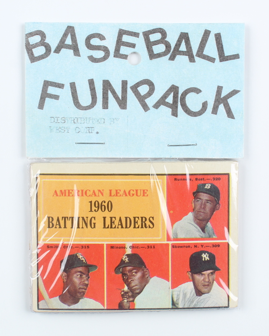 1961 Topps Baseball Card Fun Pack with (10) Cards | Pristine Auction