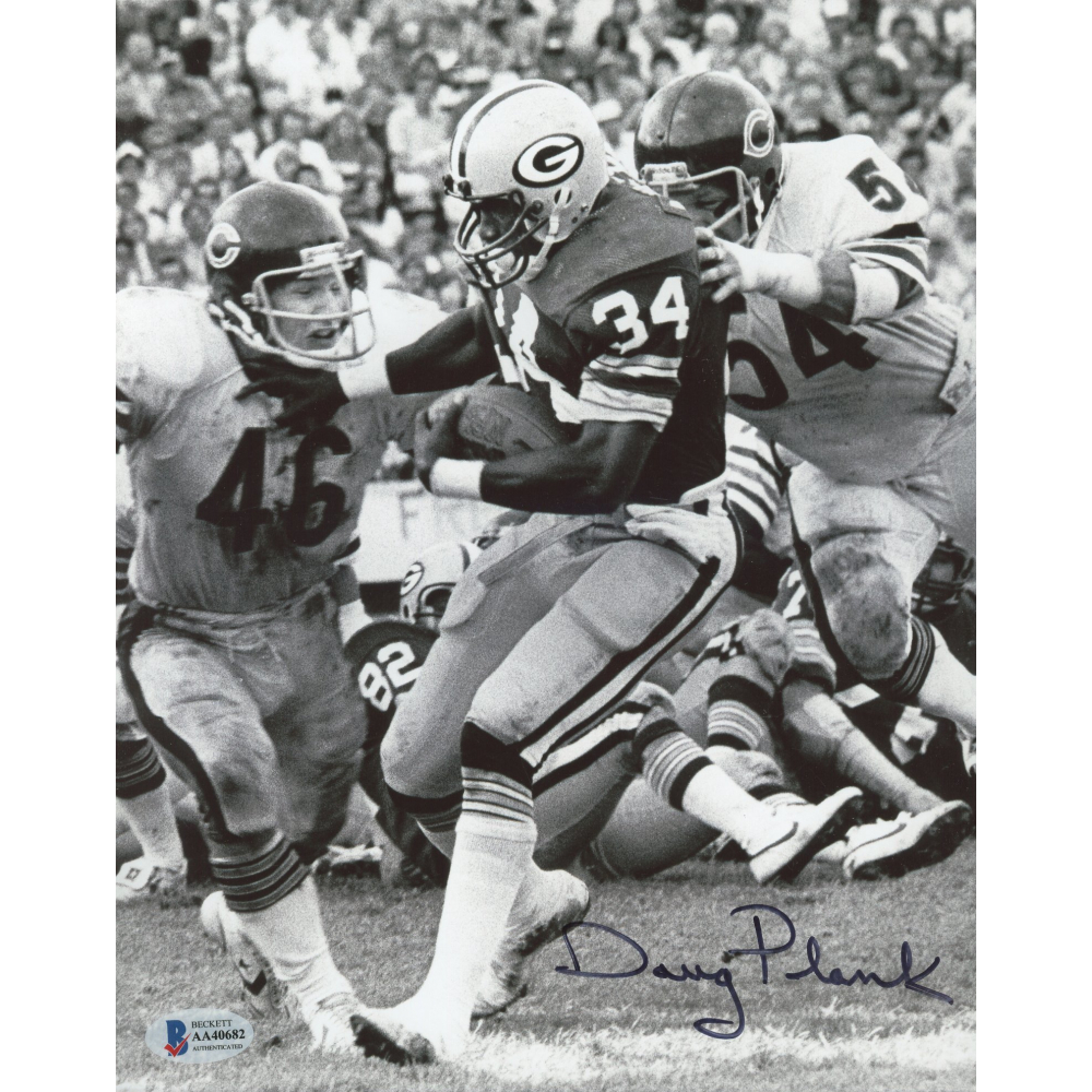 Doug Plank Signed Bears 8x10 Photo (Beckett) | Pristine Auction