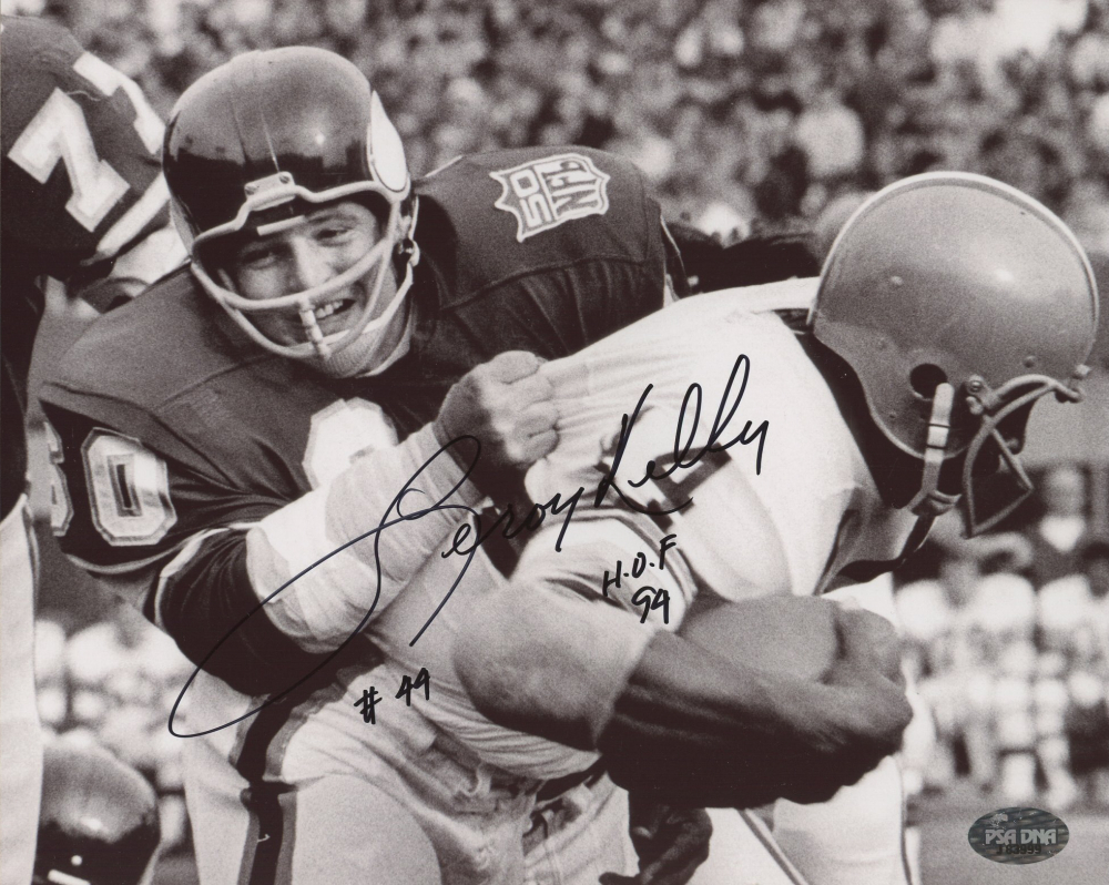 Leroy Kelly Signed Browns 8x10 Photo Inscribed "H.O.F. 94" (PSA ...