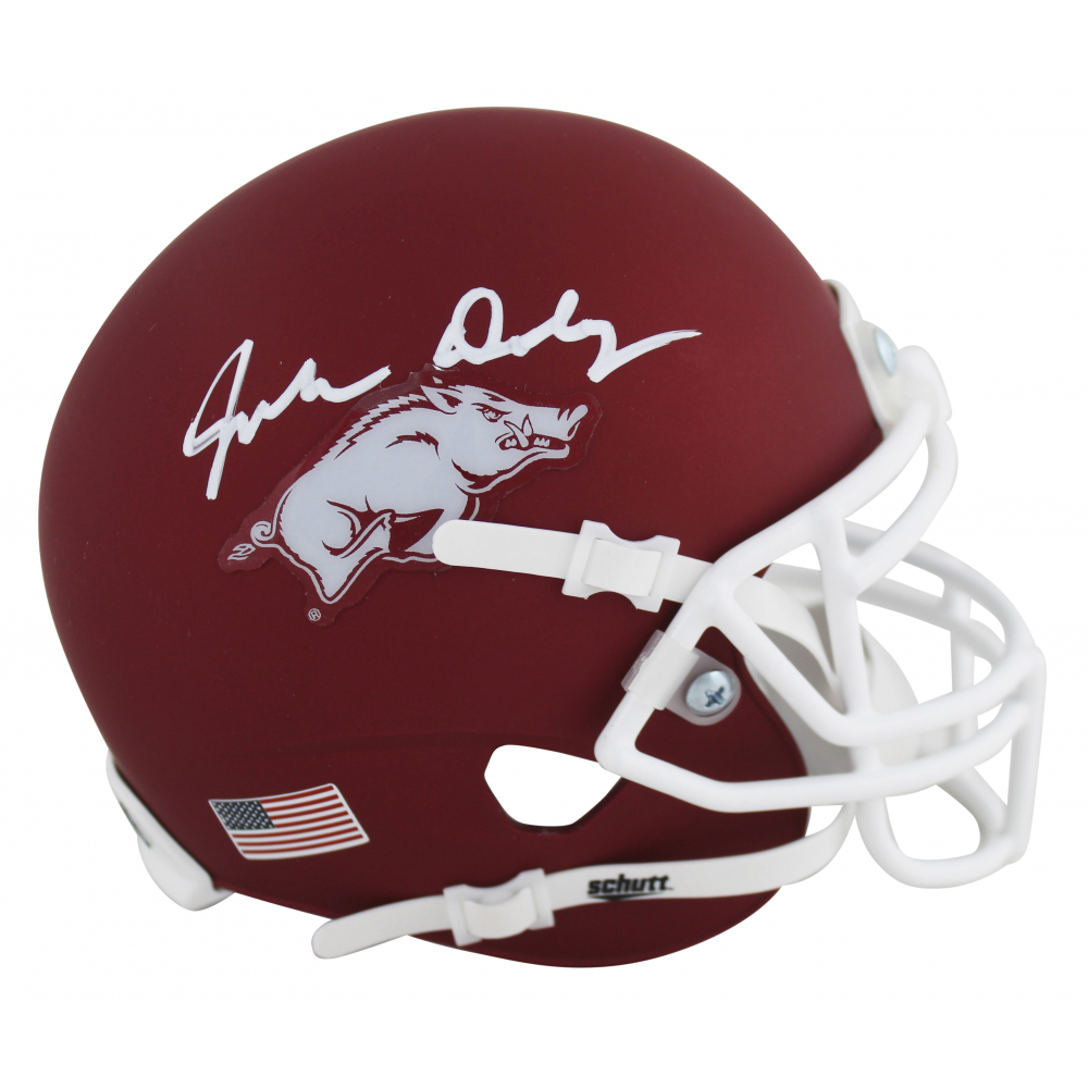 John Daly Signed Arkansas Razorbacks Mini Helmet (Beckett) | Pristine ...