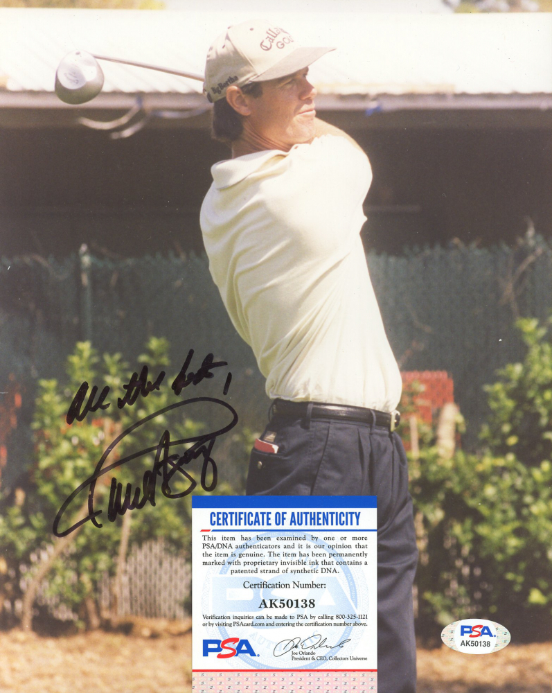 Paul Azinger Signed 8x10 Photo Inscribed "All The Best" (PSA ...