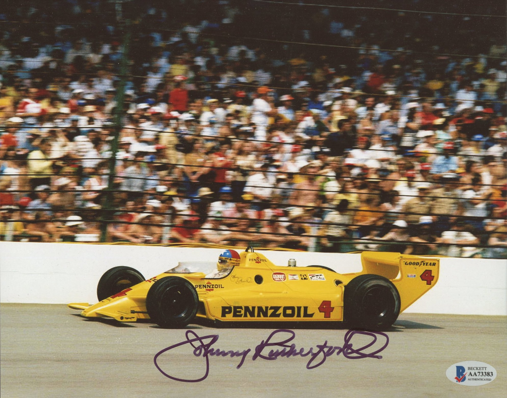 Johnny Rutherford Signed Formula One 8x10 Photo (Beckett) | Pristine ...