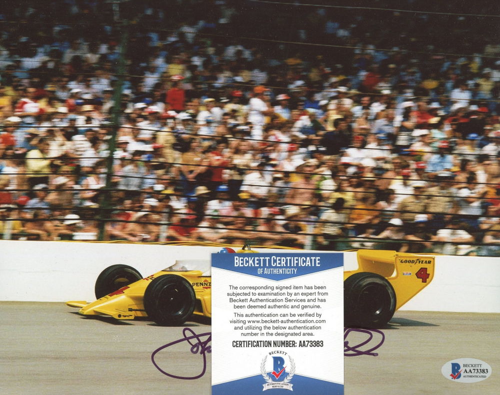 Johnny Rutherford Signed Formula One 8x10 Photo (Beckett) | Pristine ...