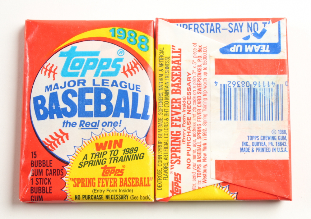 1988 Topps Baseball Wax Box with (36) Packs | Pristine Auction