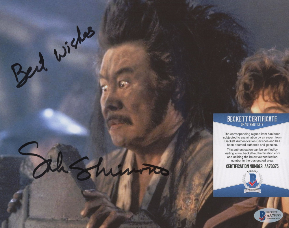 Sab Shimono Signed "Teenage Mutant Ninja Turtles III" 8x10 Photo ...