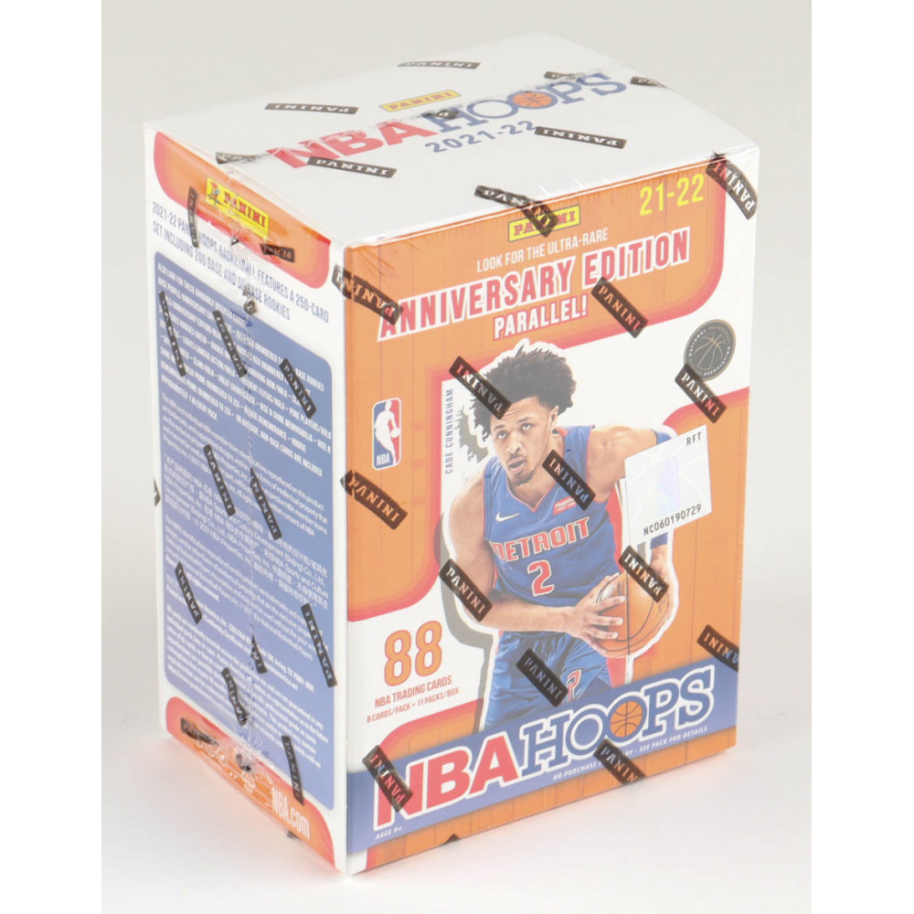 2021-22 Panini NBA Hoops Basketball Blaster Box with (11) Packs ...