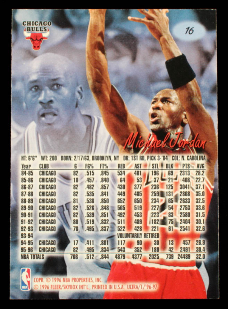 Michael Jordan 1996-97 Ultra #16 | Pristine Auction