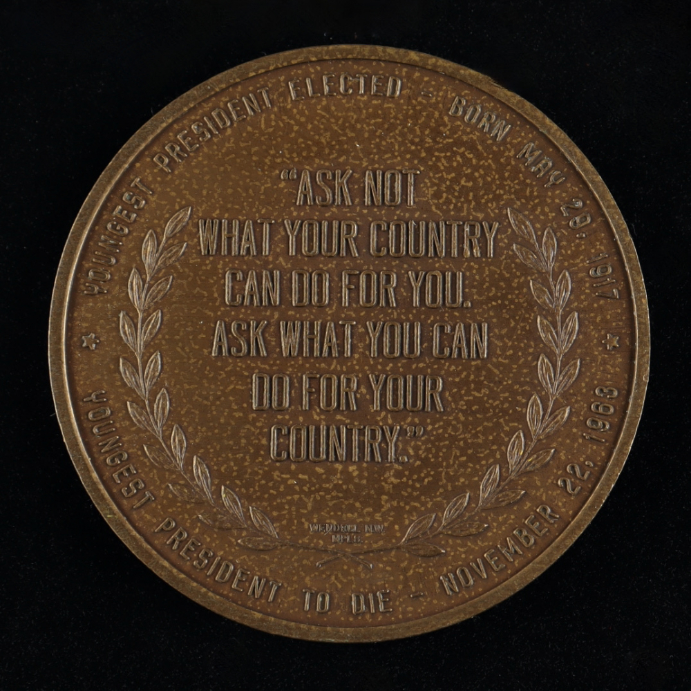 John F. Kennedy Commemorative Medallion | Pristine Auction