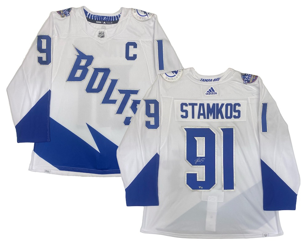 Steven Stamkos Signed Lightning Jersey (Fanatics) | Pristine Auction