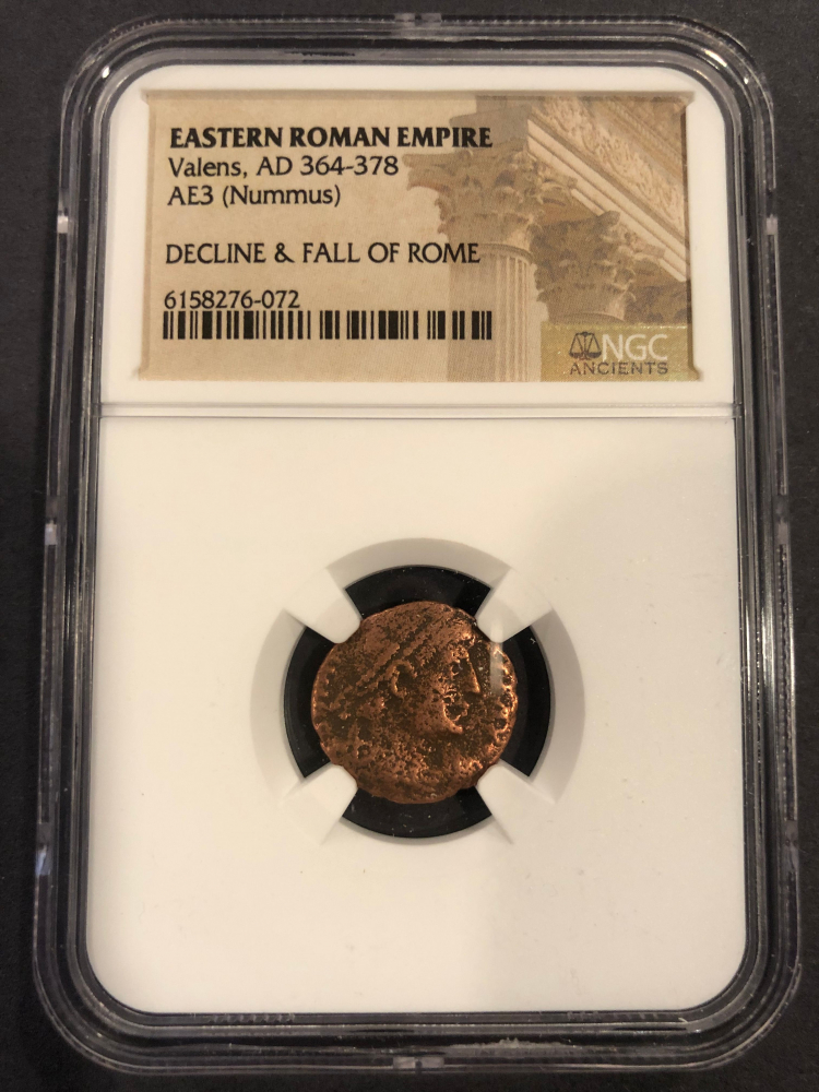 Valens Roman Bronze Coin AD 364-378 (NGC) | Pristine Auction