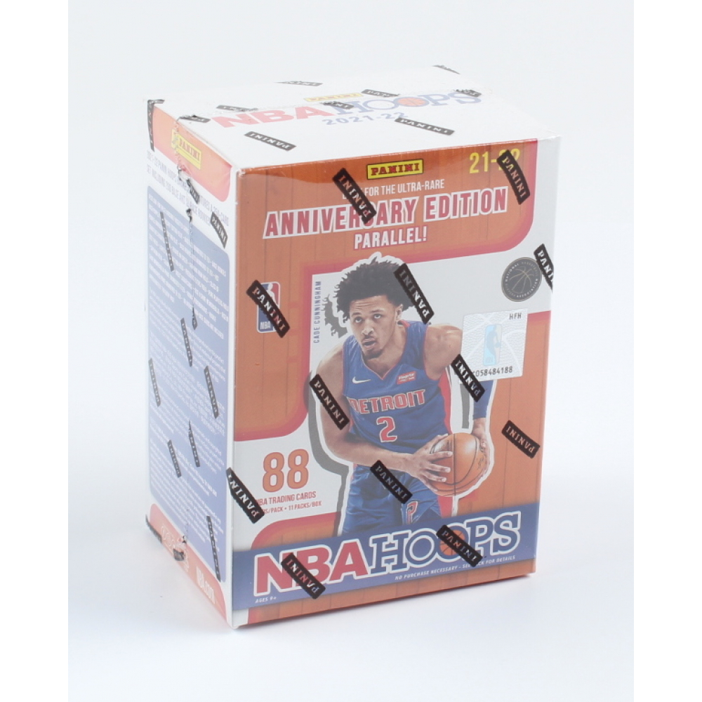 2021-22 Panini NBA Hoops Basketball Blaster Box with (11) Packs ...