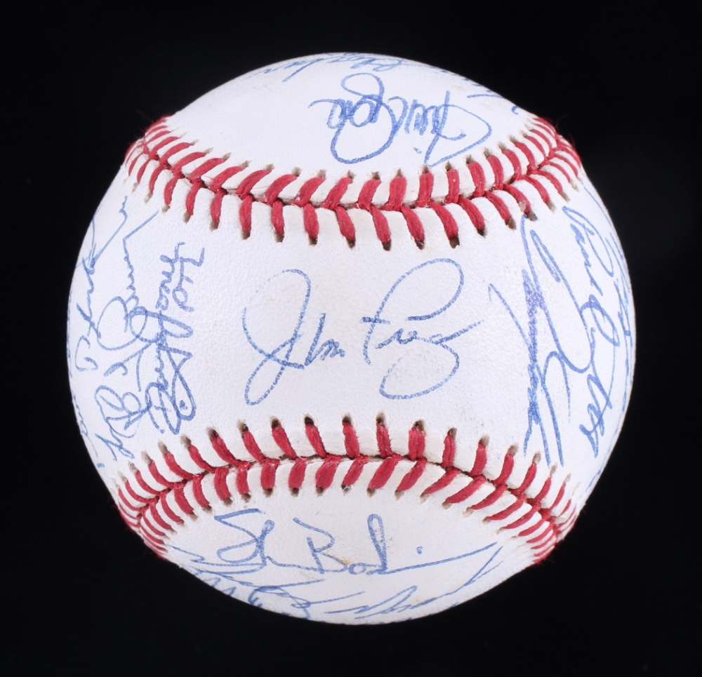 1994 Philadelphia Phillies ONL Baseball Team-Signed by (27) with Curt ...