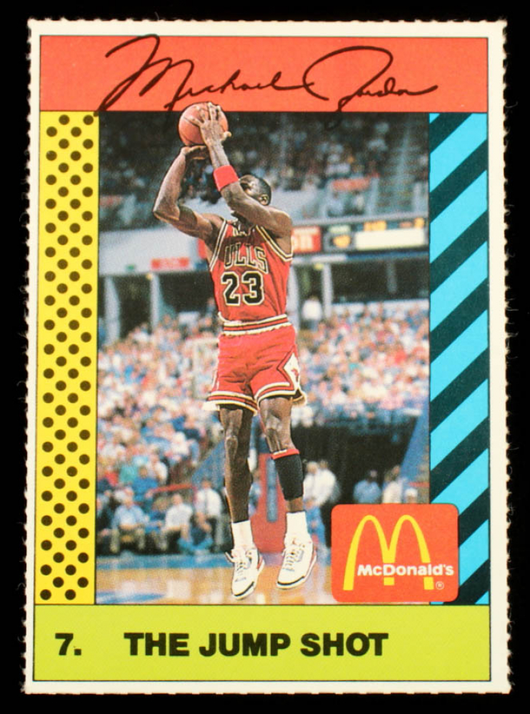 Michael Jordan 1990-91 McDonald's Jordan Joyner-Kersee #7 | Pristine ...