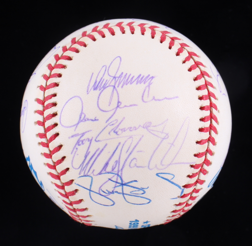 1999 Yankees LE 1999 World Series Baseball Team-Signed by (21) with ...
