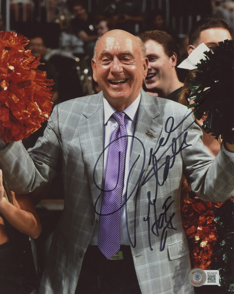 Dick Vitale Signed 8x10 Photo Inscribed "HOF 08" (Beckett) | Pristine ...
