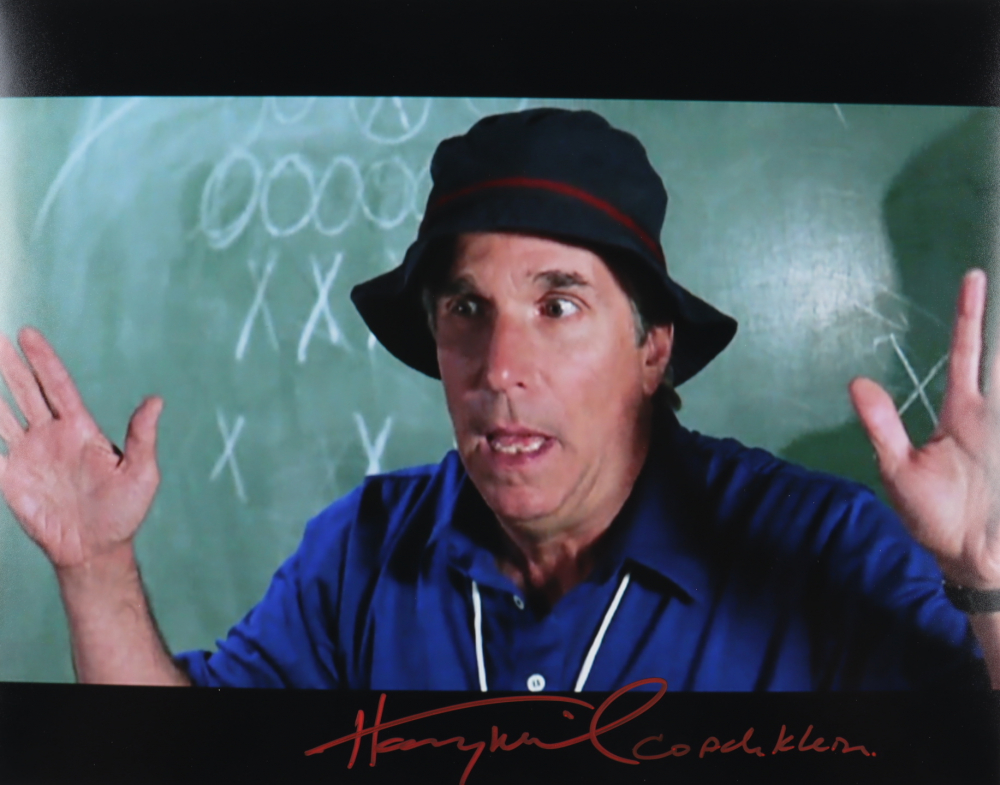 Henry Winkler Signed "The Waterboy" 11x14 Photo Inscribed "Coach Klein ...