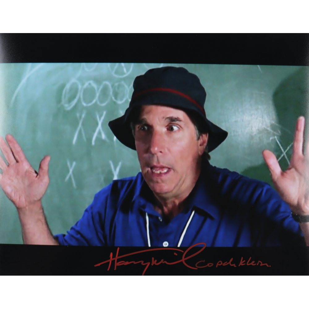 Henry Winkler Signed "The Waterboy" 11x14 Photo Inscribed "Coach Klein ...