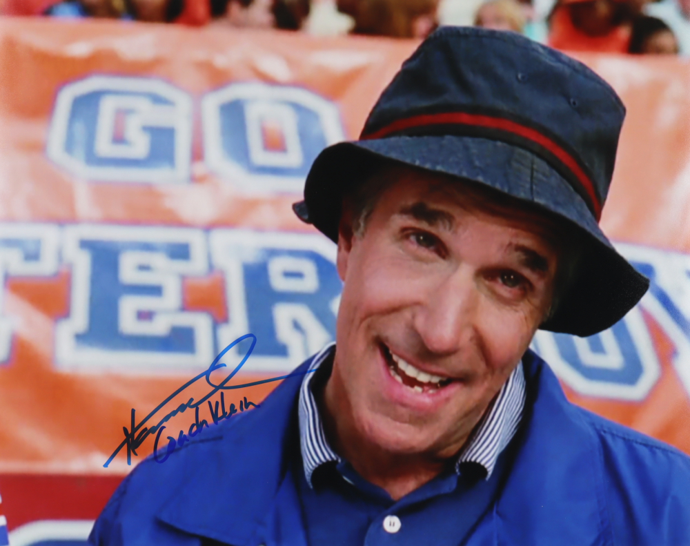 Henry Winkler Signed "The Waterboy" 11x14 Photo Inscribed "Coach Klein ...
