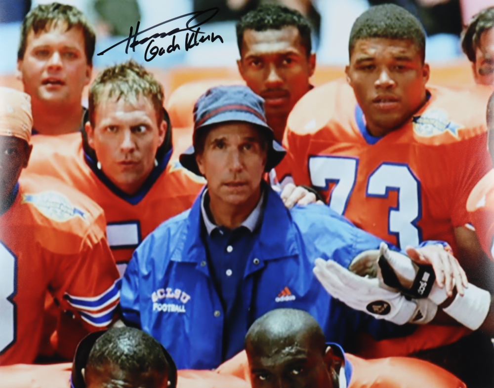 Henry Winkler Signed "The Waterboy" 11x14 Photo Inscribed "Coach Klein ...