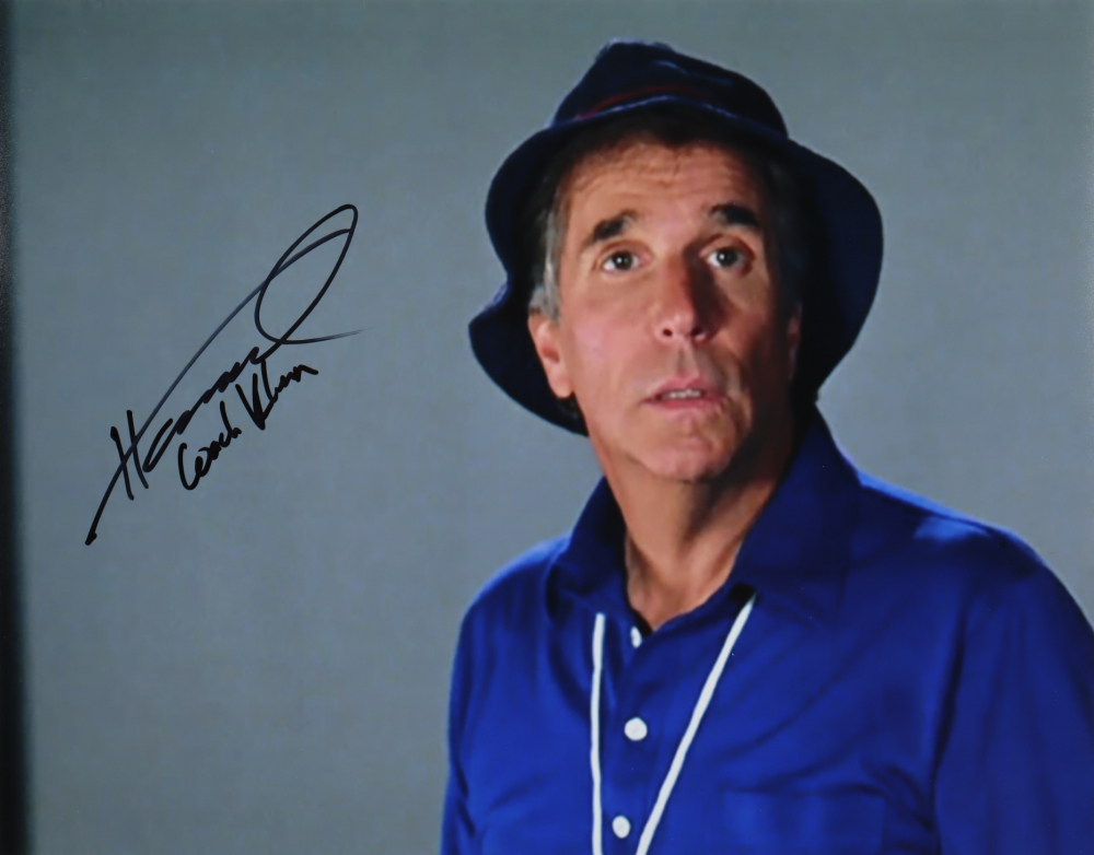 Henry Winkler Signed "The Waterboy" 11x14 Photo Inscribed "Coach Klein ...