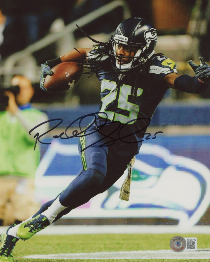 Richard Sherman Signed Seahawks 8x10 Photo (Beckett) | Pristine Auction