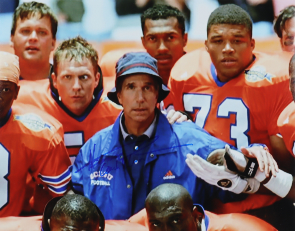 Henry Winkler Signed "The Waterboy" 11x14 Photo Inscribed "Coach Klein ...