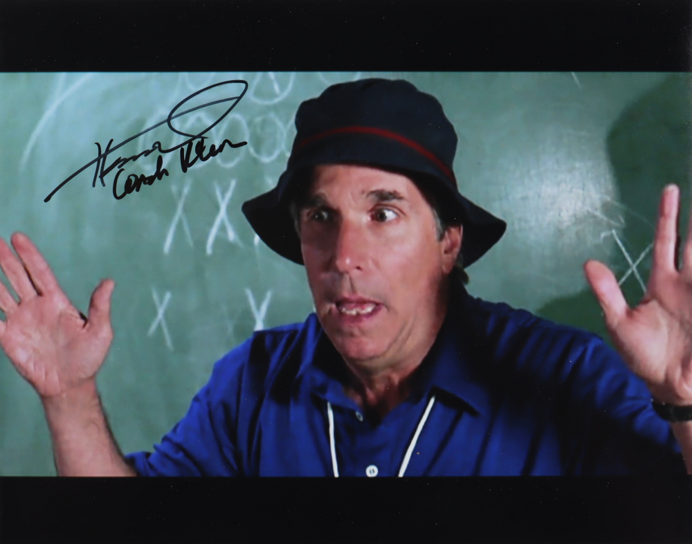Henry Winkler Signed "The Waterboy" 11x14 Photo Inscribed "Coach Klein ...