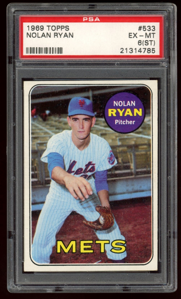 Nolan Ryan 1969 Topps #533 (PSA 6) (ST) | Pristine Auction