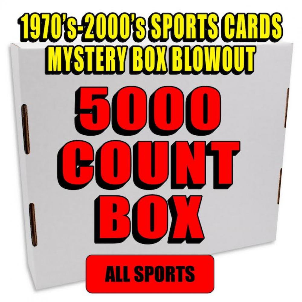 5000 Count Box - 1970's-2000's Sportscards Mystery Box – ALL SPORTS ...