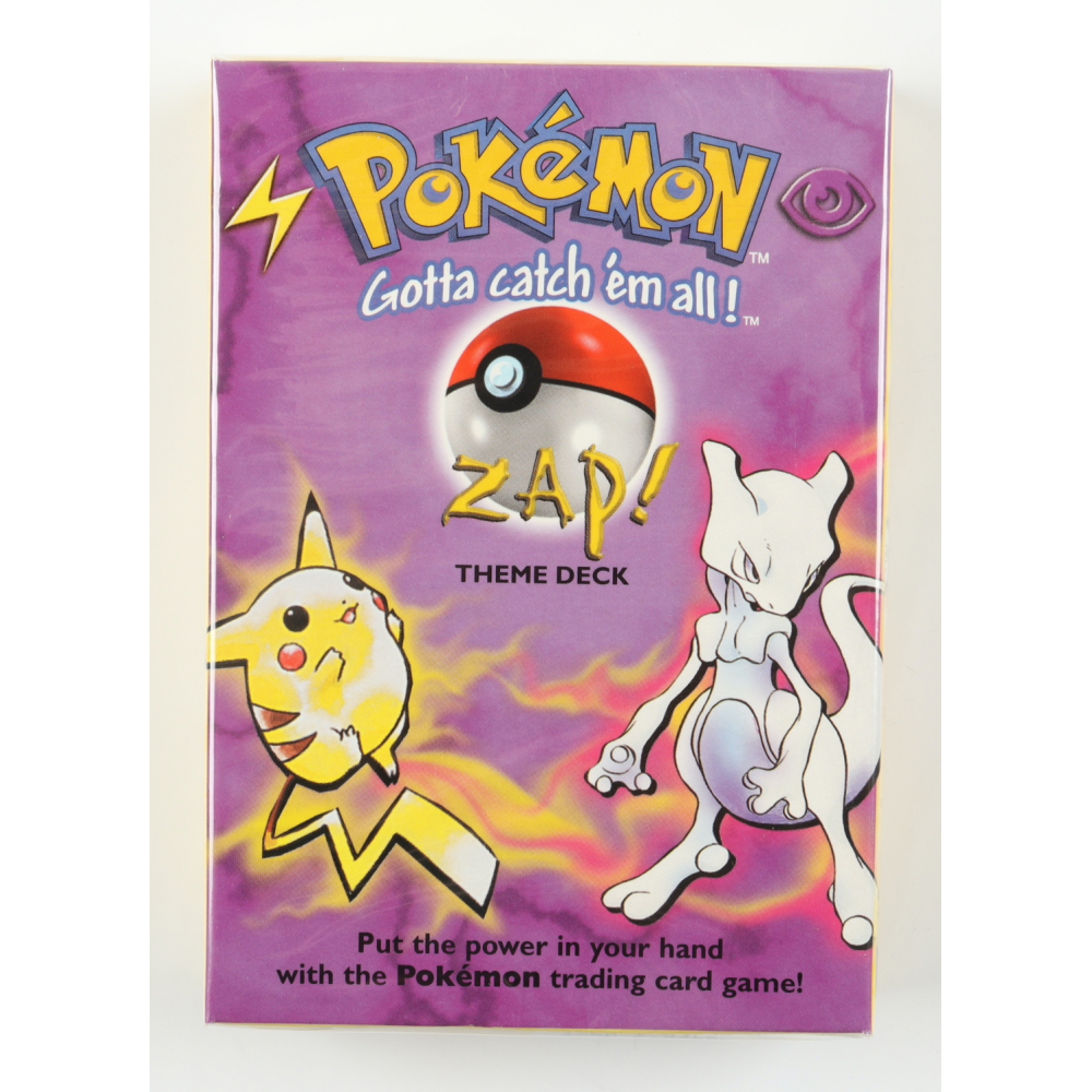 1999 Pokemon TCG: Zap Theme Deck with (60) Cards | Pristine Auction