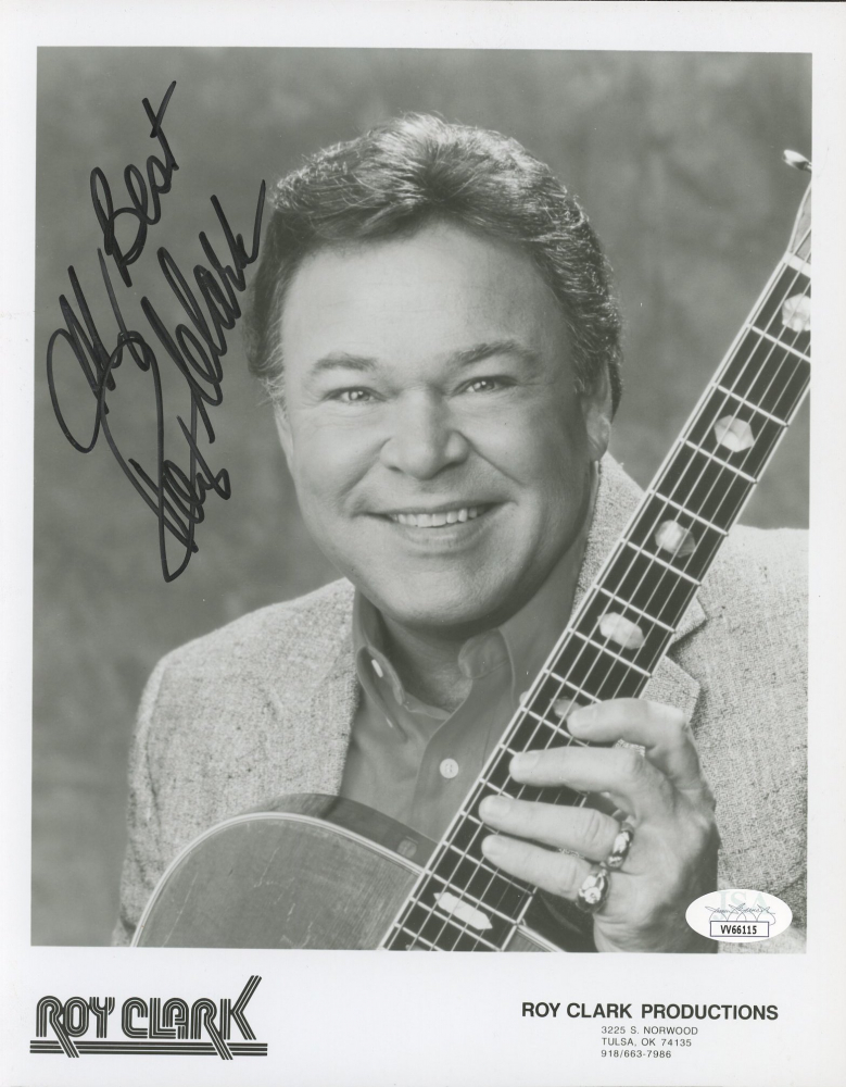 Roy Clark Signed 8x10 Photo Inscribed "My Best" (JSA) | Pristine Auction