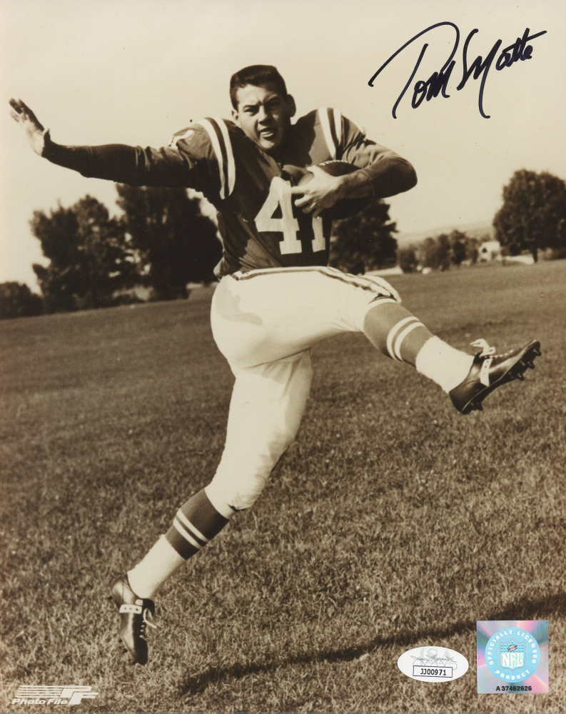 Tom Matte Signed Colts 8x10 Photo (JSA) | Pristine Auction