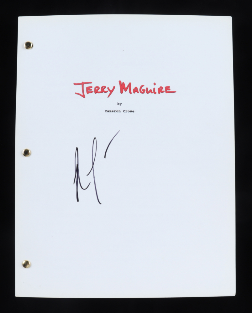Renee Zellweger Signed "Jerry Maguire" Full Movie Script (AutographCOA ...
