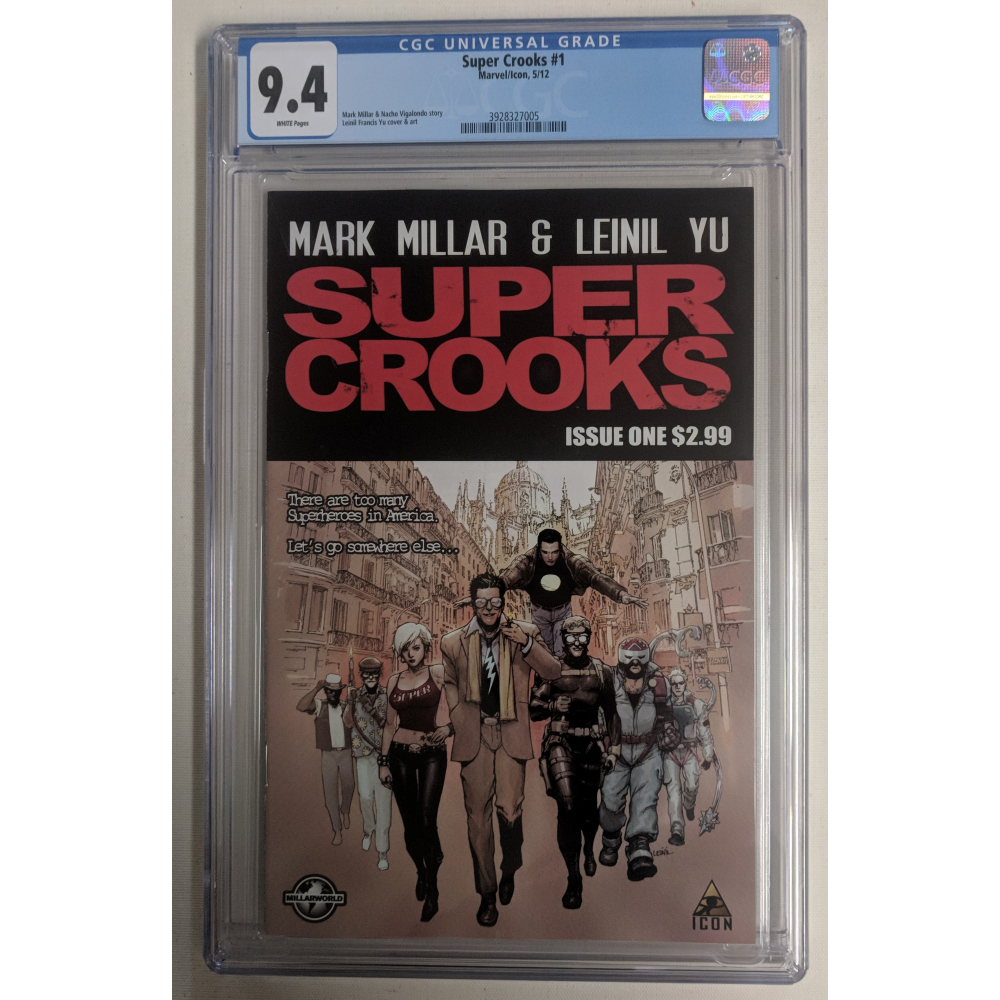 2012 "Super Crooks" Issue #1 Marvel/Icon Comic Book (CGC 9.4 ...