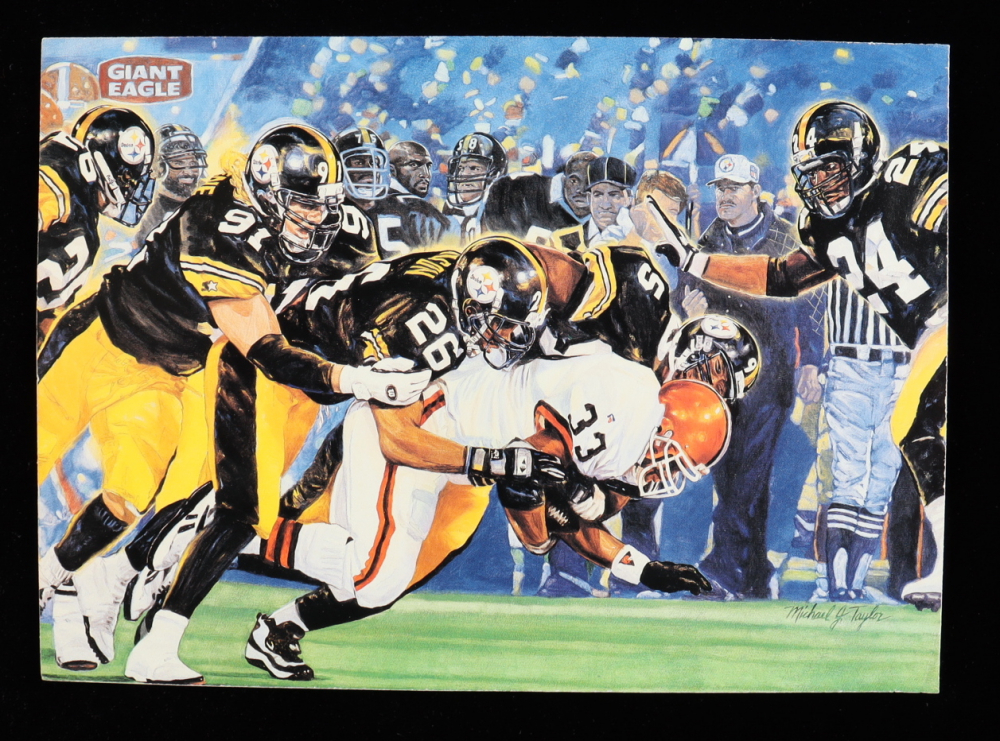 1995 Super Steelers Set of (8) Commemorative Coins with Mel Blount, Joe ...