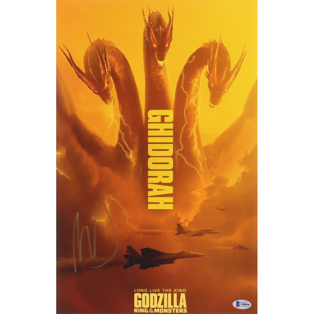 Michael Dougherty Signed "Godzilla: King of the Monsters" 11x17 Photo ...