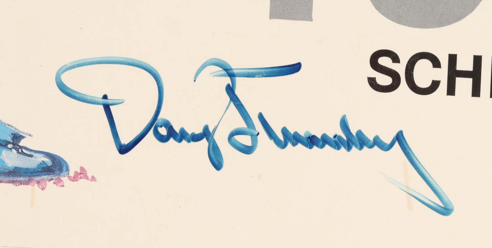 1986 Mets 12x16 Vintage Store Sign Team-Signed by (5) with Darryl ...