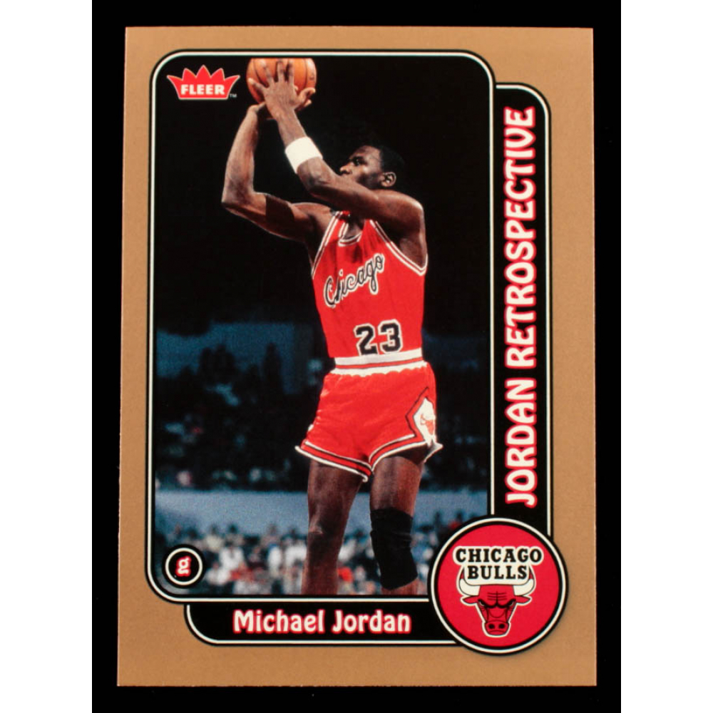 Michael Jordan 2008-09 Fleer Michael Jordan Retrospective #MJ2 ...