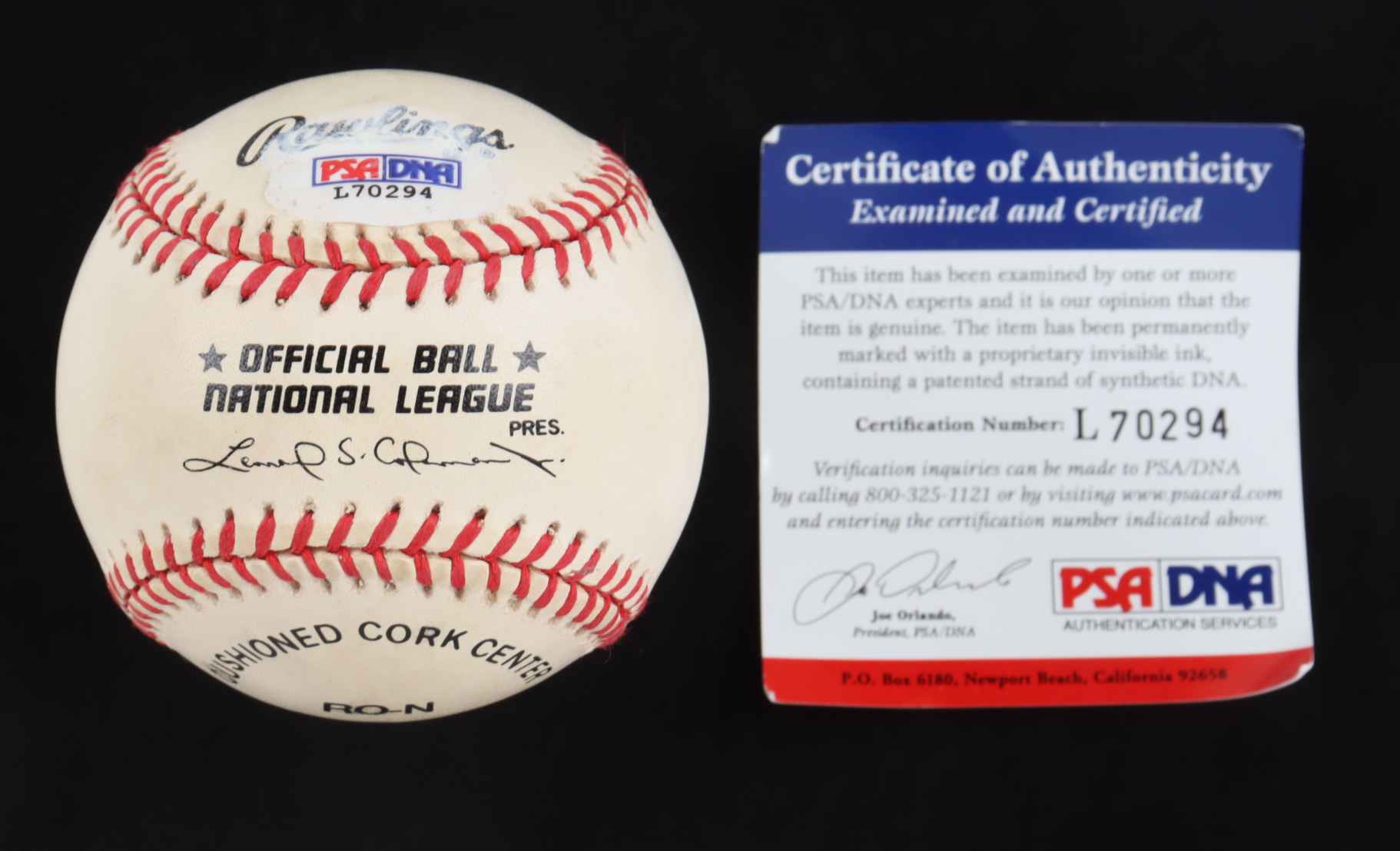 Willard Marshall Signed ONL Baseball (PSA) | Pristine Auction