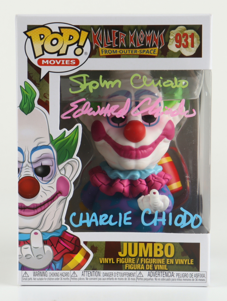 Stephen Chiodo, Charlie Chiodo & Edward Chiodo Signed "Killer Klowns ...