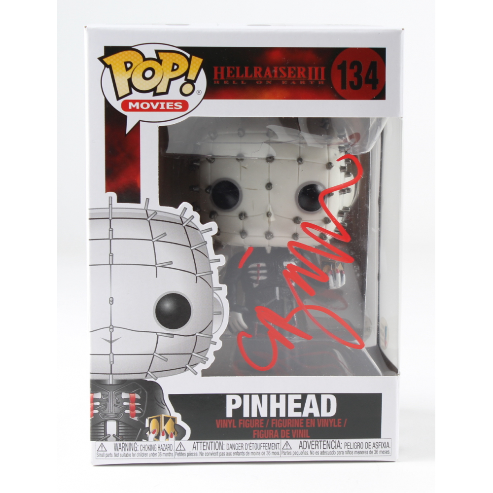 Clive Barker Signed "Hellraiser III: Hell on Earth" #134 Pinhead Funko ...