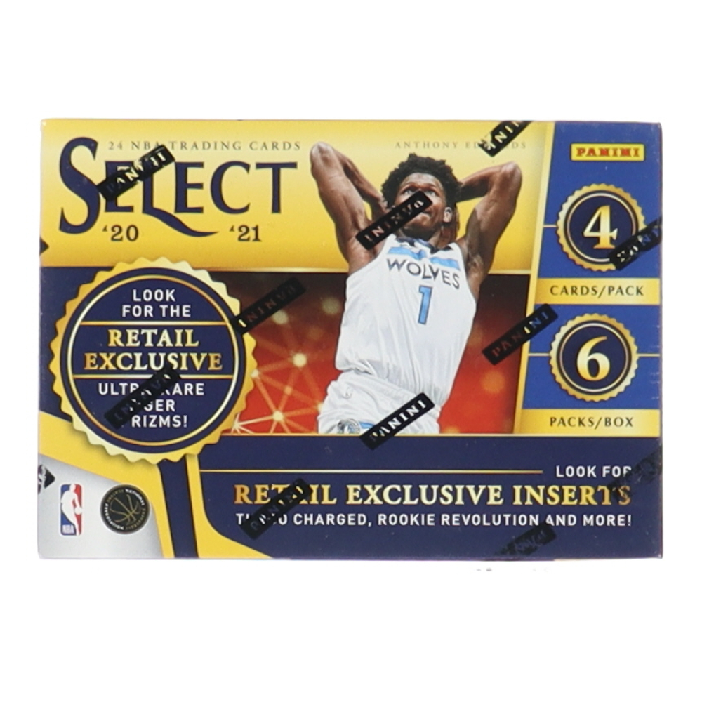 2020-21 Panini Select NBA Basketball Blaster Box with (6) Packs ...