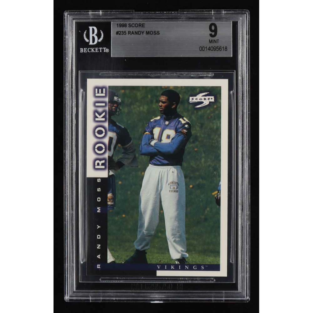 Randy Moss 1998 Score #235 RC (BGS 9) | Pristine Auction