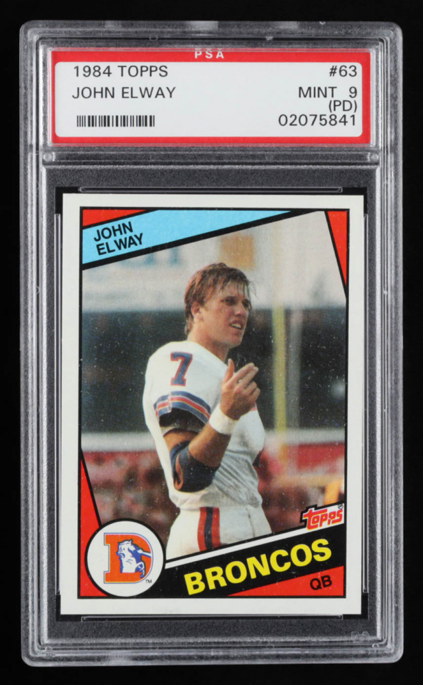 John Elway 1984 Topps #63 RC (PSA 9) (PD) | Pristine Auction