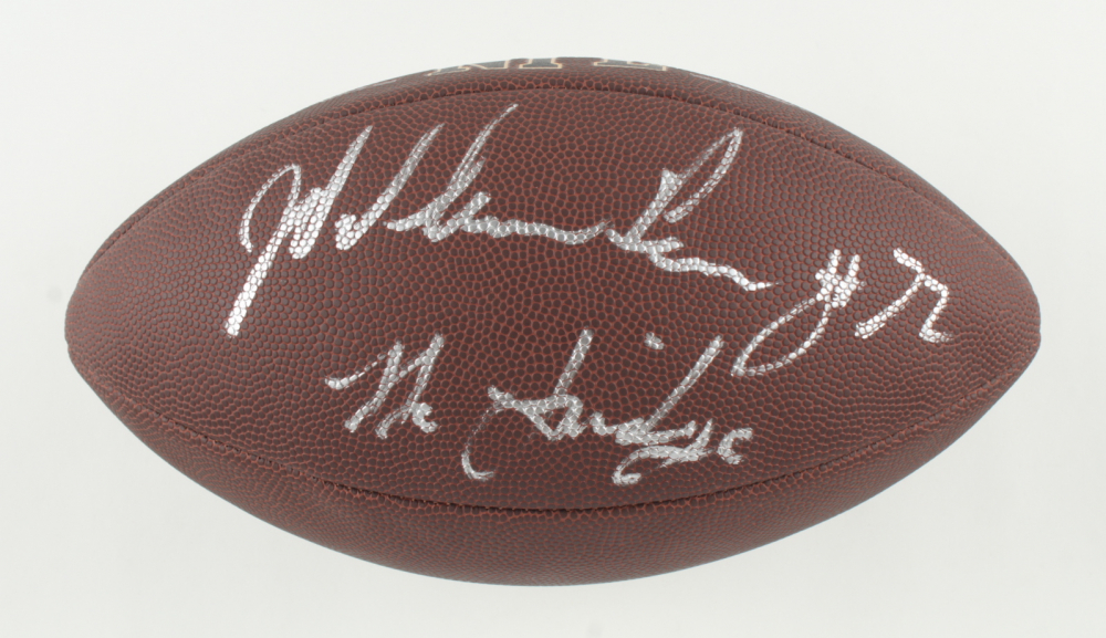 William Perry Signed NFL Football Inscribed "The Fridge" (JSA ...