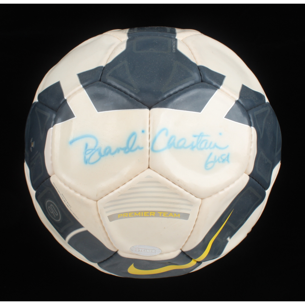 Brandi Chastain Signed Soccer Ball Inscribed "USA" (Steiner) | Pristine ...