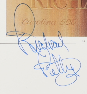 Richard Petty Signed "The Randleman Rocket" 11x14 Print (JSA ...