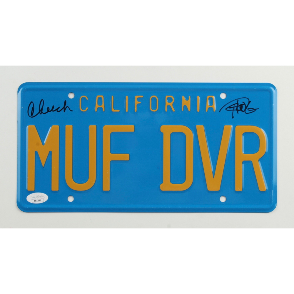 Cheech Marin & Tommy Chong Signed "Up in Smoke" License Plate (JSA ...