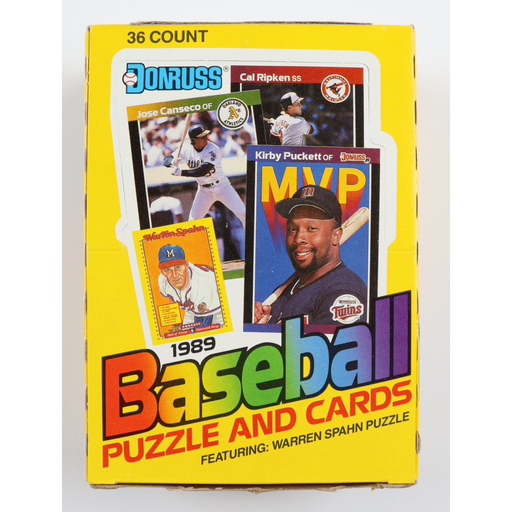 1989 Donruss Baseball Wax Box with (36) Packs | Pristine Auction